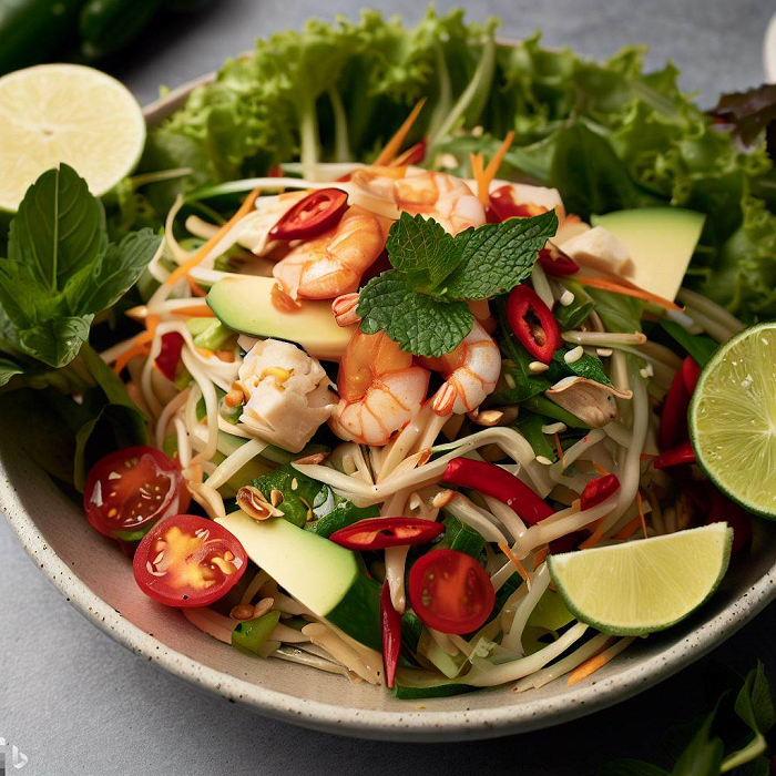 Keto Thai-Style Tom Yao Salad – Recipe - crownlist.com