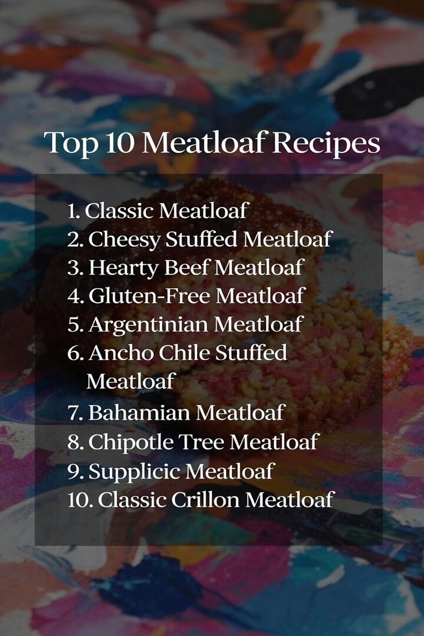 Top 10 Meatloaf Recipes - crownlist.com